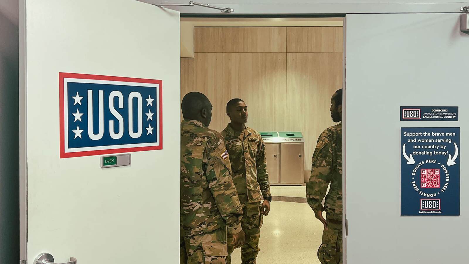Holiday Travels through USO Nashville at BNA • USO Fort Campbell ...
